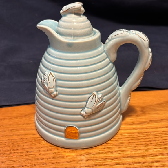 Art | Midcentury Modern Pottery Blue And Goldbee Hive | Poshmark